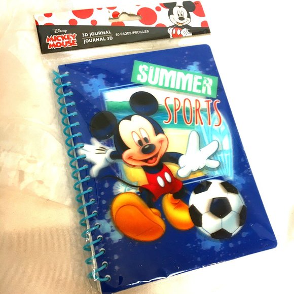 Monogram | Toys | Mickey Mouse 3d Lenticular Journal Nos | Poshmark
